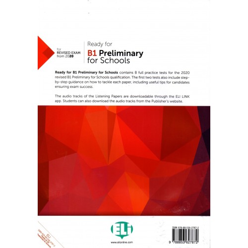 Ready For B1 Preliminary For Schools With Downloadable Audio For